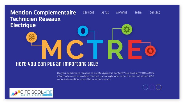 minisite MCTRE | Genially