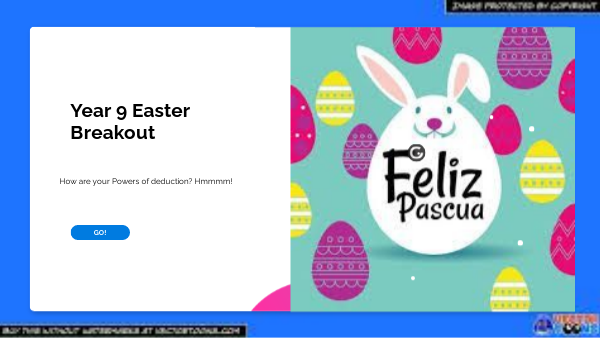 Year 9 Easter Breakout Room | Genially