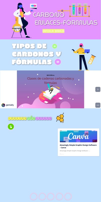 CARBONO ENLACES Y FÓRMULAS | Genially