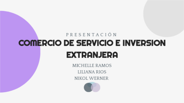 Comercio de servicios | Genially