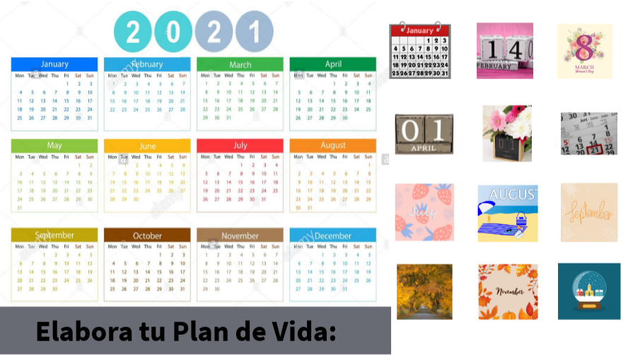 Calendario Proyecto de Vida | Genially