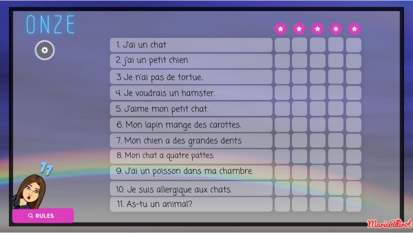 Onze Mon animal Mid and Medium | Genially