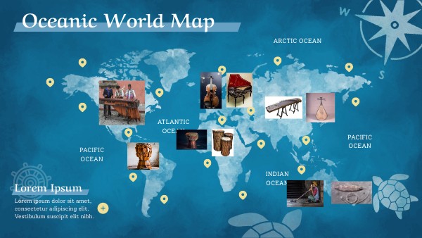 OCEANIC WORLD MAP