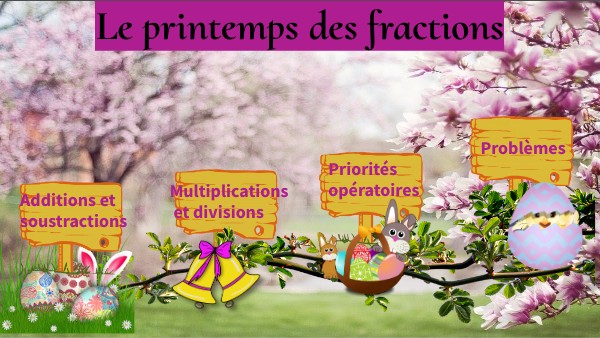 4ème - Fractions et opérations | Genially