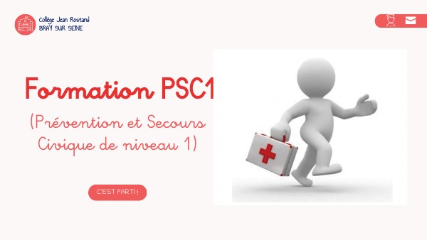 Présentation Formation PSC1 | Genially