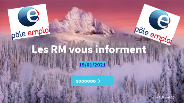 Les RM vous informent : 15/01/21 | Genially