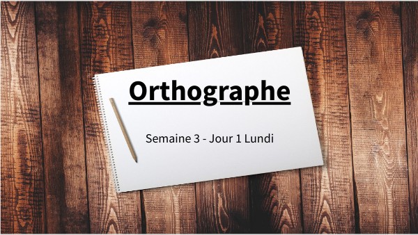 orthograph P1S3 - J1