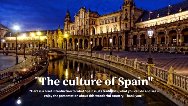 SPAIN CULTURE | Genially