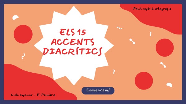 Accents diacrítics verdader o fals