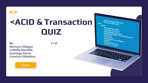 CODE QUIZ | Genially