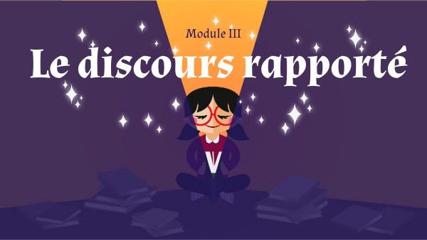 Le discours rapporté | Genially