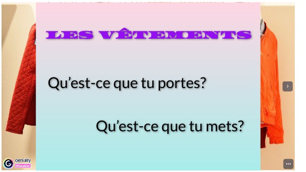 Les vêtements