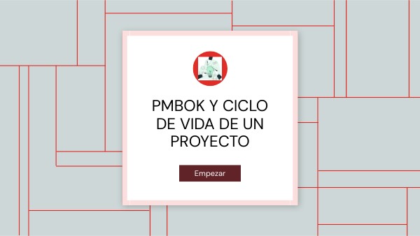 Escape room: PMBOK y con el ciclo de vida de un proyecto. | Genially
