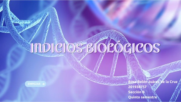 Indicios BiolÓgicos