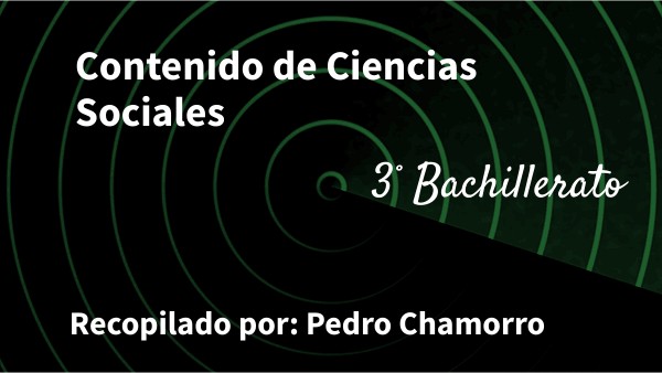 3ro. Bachillerato | Genially