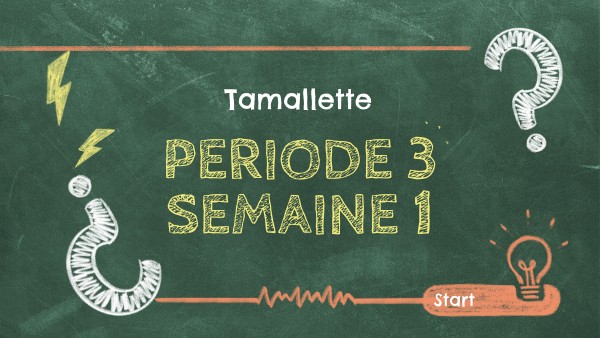 Periode 3 Semaine 1 | Genially