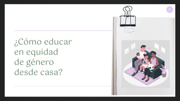PRESENTACIÓN CURSO IGUALDAD DE GÉNERO | Genially