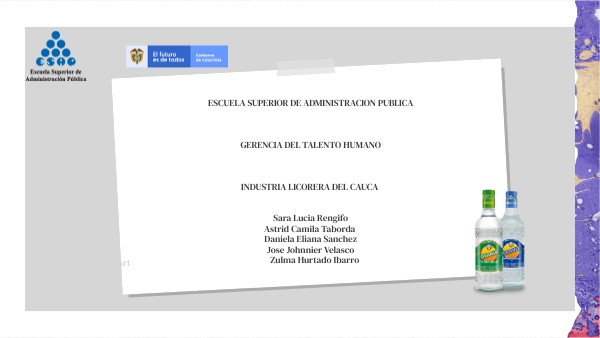 licorera del cauca | Genially