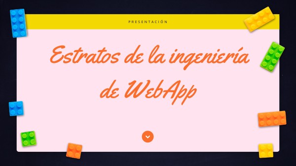2.2 Estratos de la ingeniería de webapp | Genially