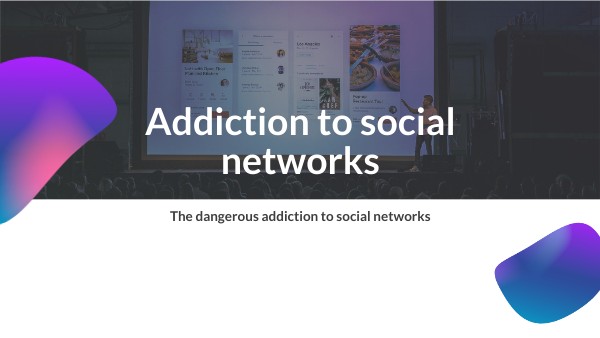 Addiction to social networks