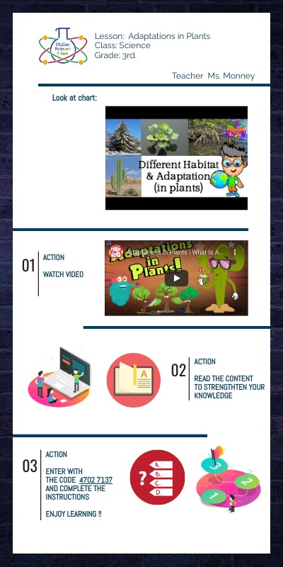 Lesson: Adaptations in Plants