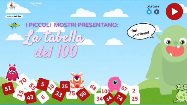 la tabella da 0-99 | Genially
