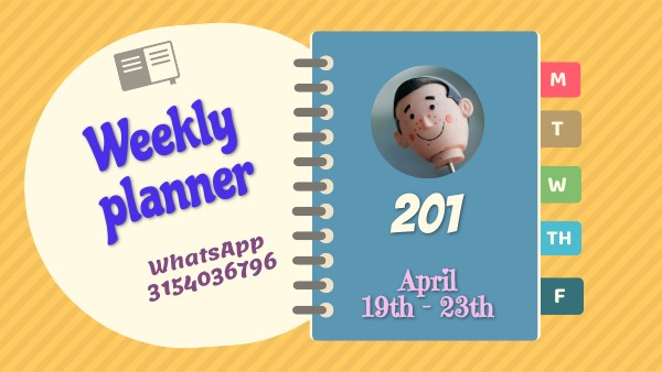 Weekly Planner 201- 2021 | Genially