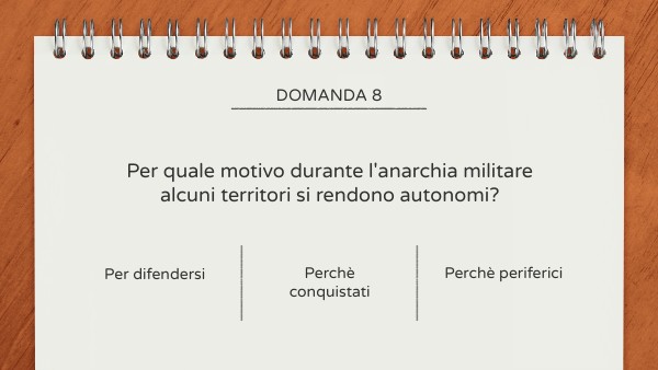 DOMANDA 8!