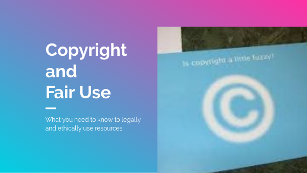 Copyright and Fair Use | Genially