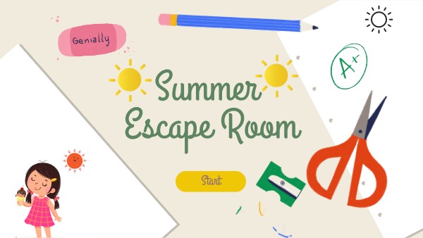 Summer ESCAPE ROOM