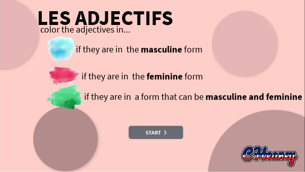 STUDIO 2 VERT Module 1 UNIT 2 ADJECTIVES PICPUT | Genially