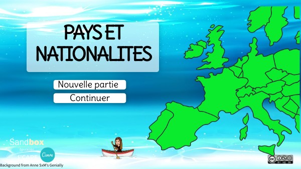 Pays et nationalites | Genially