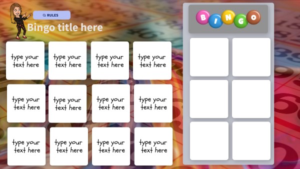 Copy - Bingo template