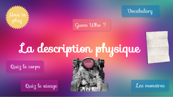 Description physique | Genially
