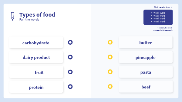 Type of Food | Genially