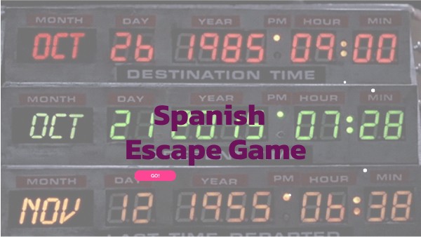 falta terminarlo Sp3 escape room past tense imperfect | Genially