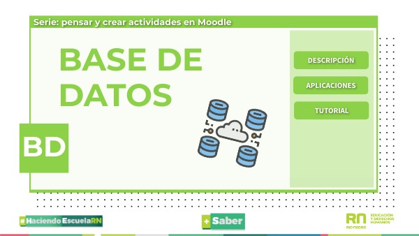 Actividades en Moodle: BASE DE DATOS | Genially