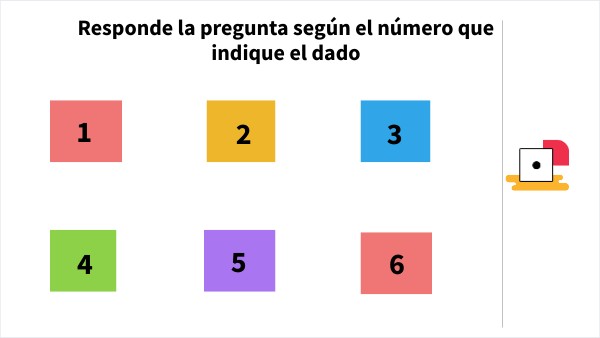 Dado pregunton | Genially