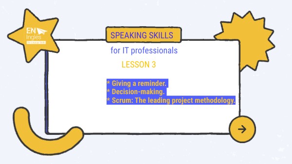 BUSINESS ENGLISH FOR THE IT INDUSTRY. LESSON 3