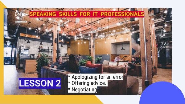 BUSINESS ENGLISH FOR THE IT INDUSTRY, LESSON 2