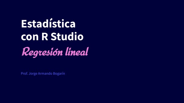 ESTADÍSTICA CON R STUDIO | Genially