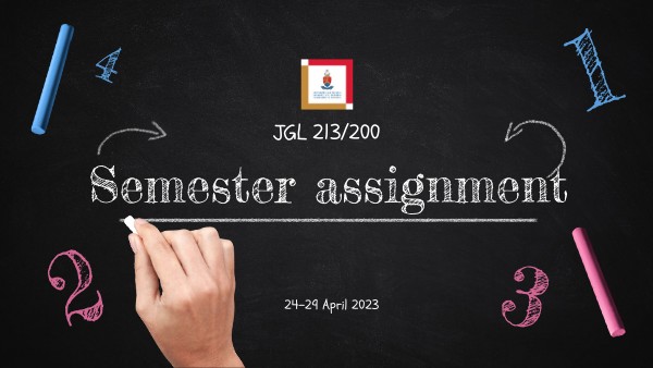 Semester assignment | Genially