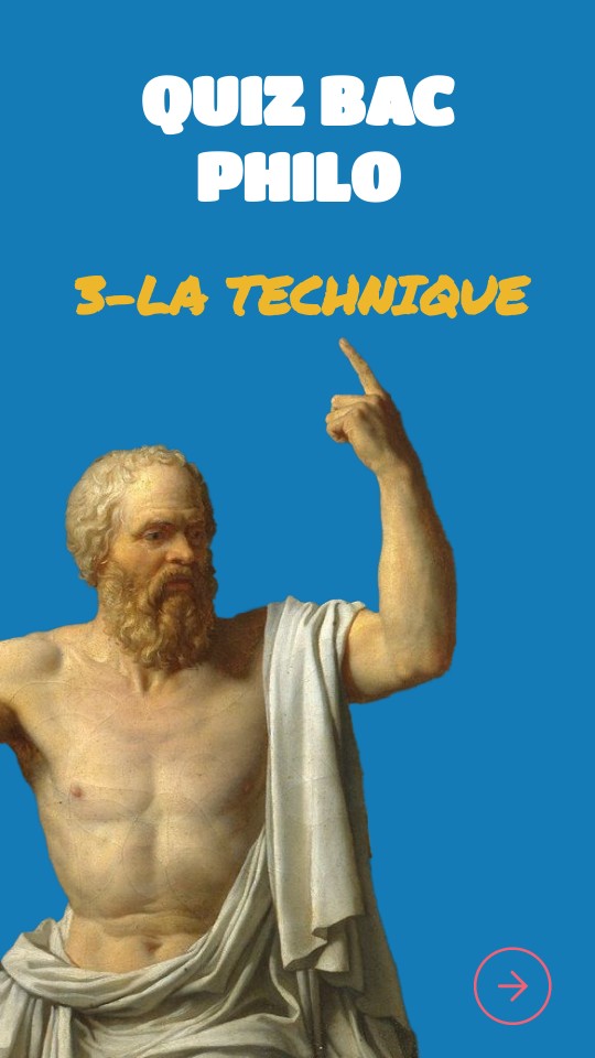 Quiz Bac philo : 3- LA TECHNIQUE | Genially