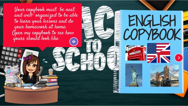 ENGLISH COPYBOOK | Genially