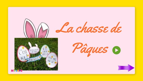 La chasse de paques