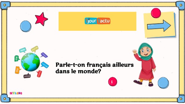 Parle-ton français ailleurs dans le monde | Genially