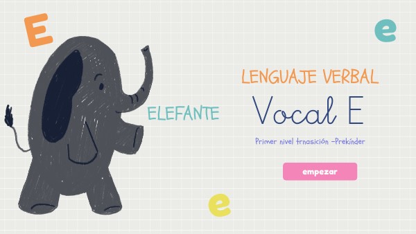 PK Clase Lenguaje Letra E | Genially