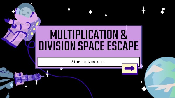 Multiplication & Division Space Escape