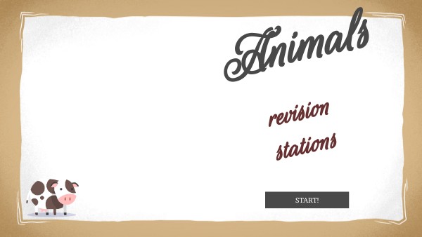 REVISION STATIONS animals | Genially
