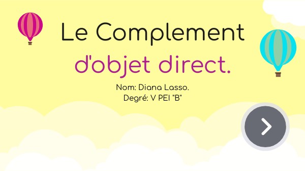 Complement d'objet direct